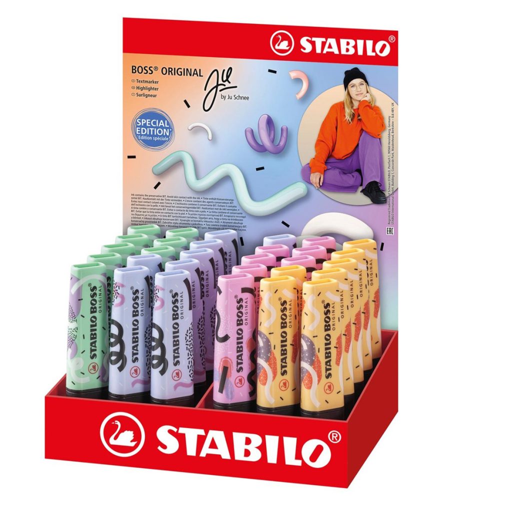 Signir STABILO BOSS ORIGINAL by Ju Schnee displej 1/30 – Marina Company ...